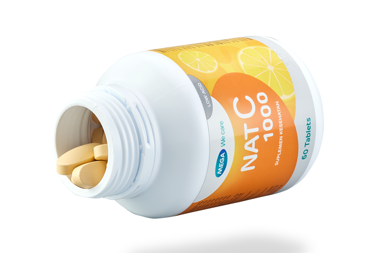 Mega Nat C 1000mg Tablets 30's