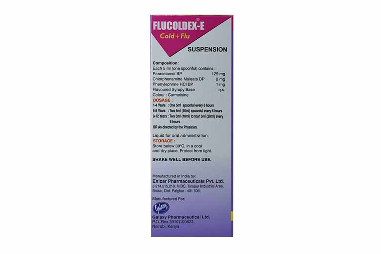Flucoldex E Syrup 100ml