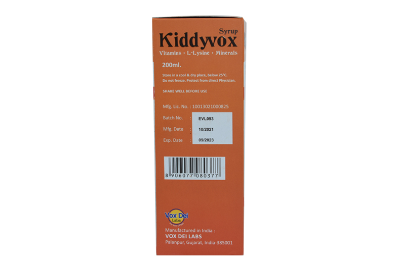 Kiddyvox Syrup 200ml