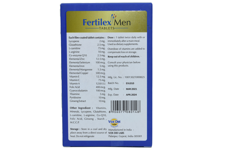 Fertilex Men Tablets 60's