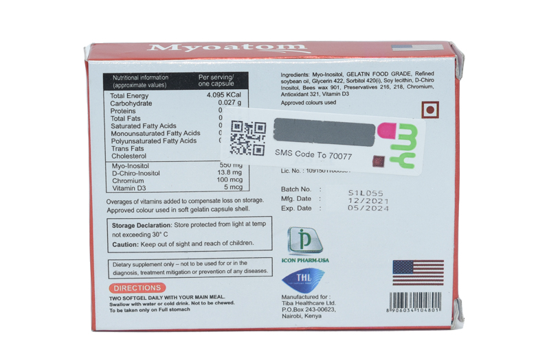 Myoatom Softgel Capsules 10's