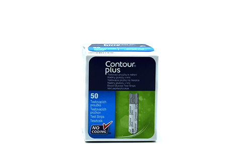 Contour Plus Glucose Strips 50's
