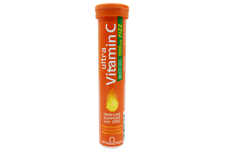 Ultra Vitamin C+ Zinc Fizz Tablets 20's