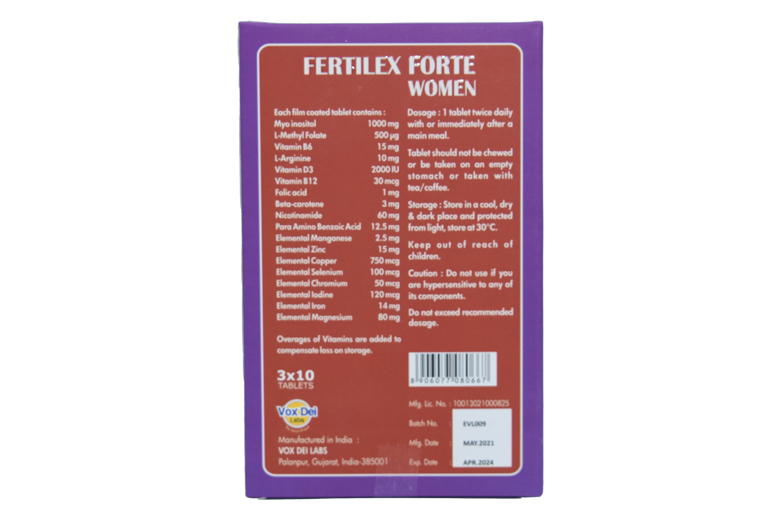 Fertilex Forte Women Tablets 30's