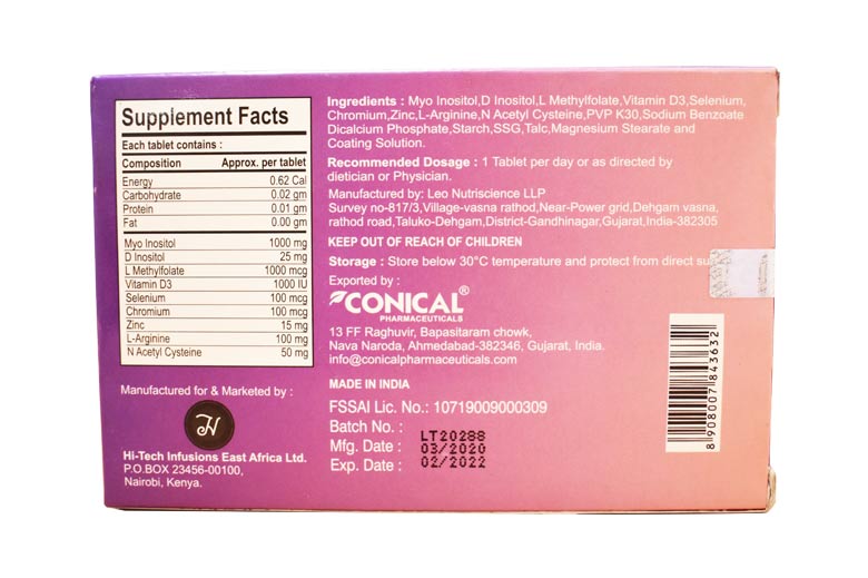 Myo-PCOS Tablets 30's