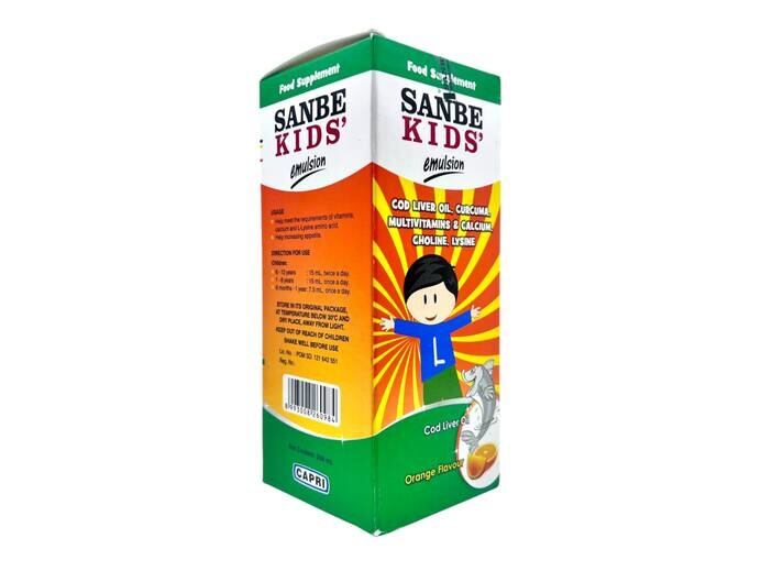 SANBE KIDS EMULSION , 200ML - Tims Nutrition Consultancy